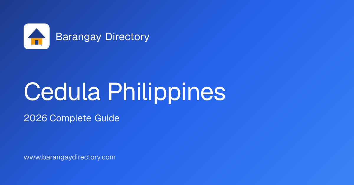 Cedula in the Philippines (2026): Where to Get, Computation, Validity ...