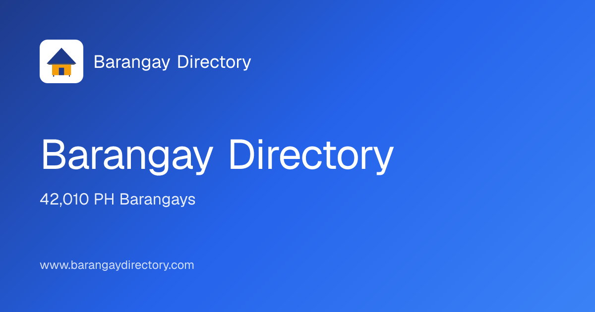 Barangay Directory — 42,010 PH Barangays, Officials & Contact