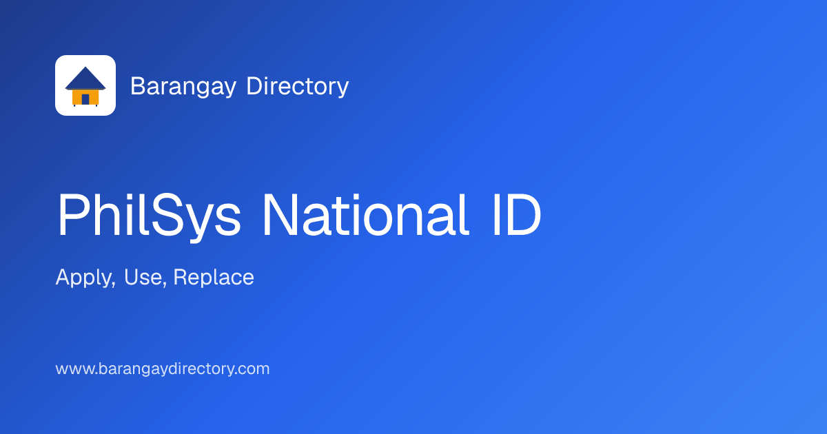 PhilSys National ID Philippines: How to Apply, Use, and Replace Your ...